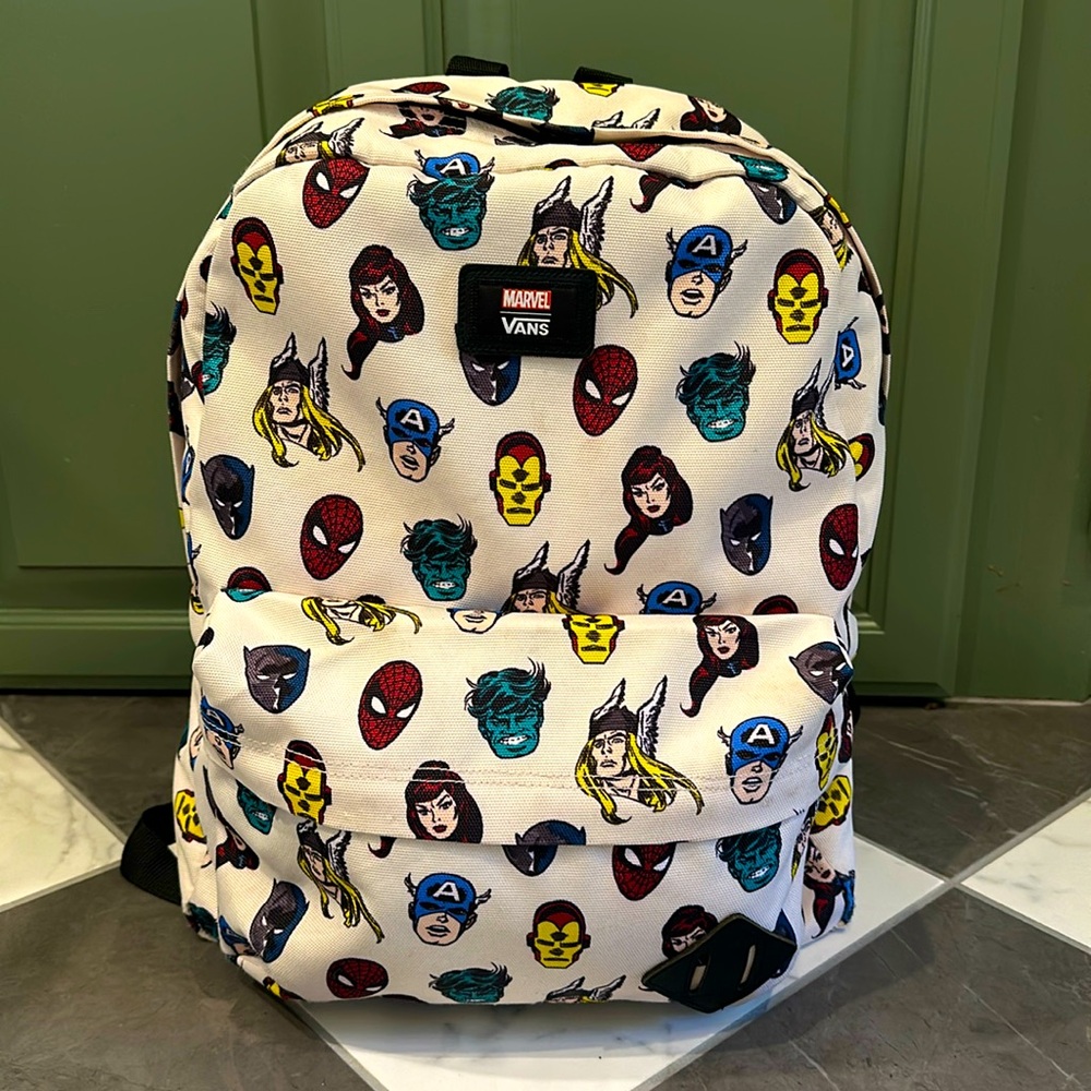 Original Vans X Marvel Old Skool Ii Avengers Backpack… - Gem
